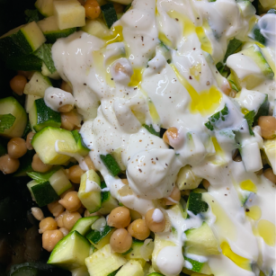 Salade de courgettes et pois chiches - Juliette Rivkah | Blog de ...